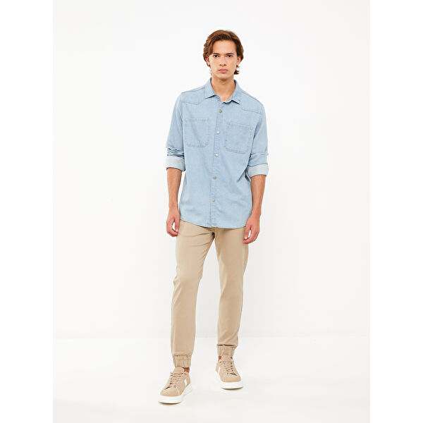 Slim Fit Gabardin Erkek Jogger Pantolon Slim Fit Gabardin Erkek Jogger Pantolon