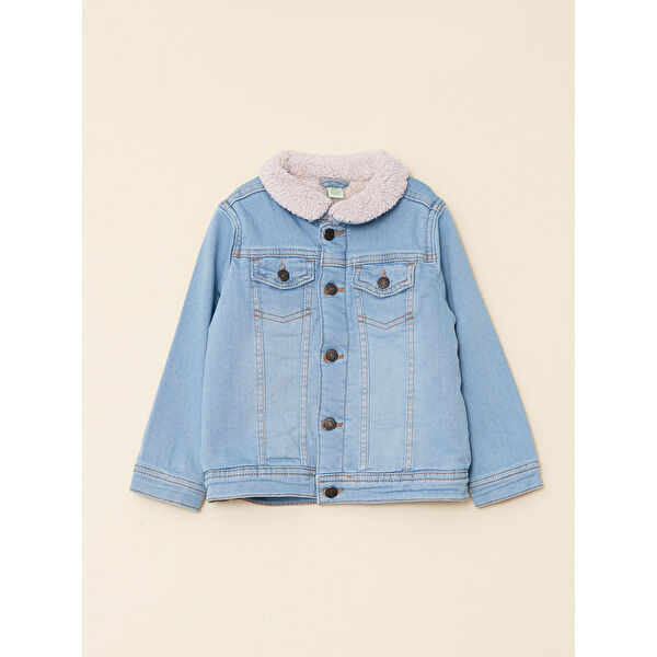 Uzun Kollu Basic Erkek Bebek Jean Ceket Uzun Kollu Basic Erkek Bebek Jean Ceket