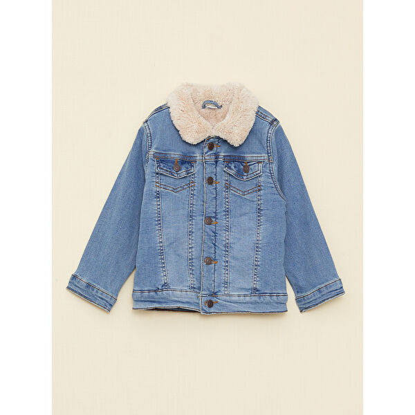 Uzun Kollu Basic Erkek Bebek Jean Ceket Uzun Kollu Basic Erkek Bebek Jean Ceket