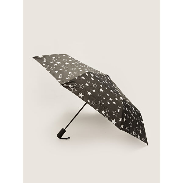 Yıldız Baskılı Kadın Şemsiye