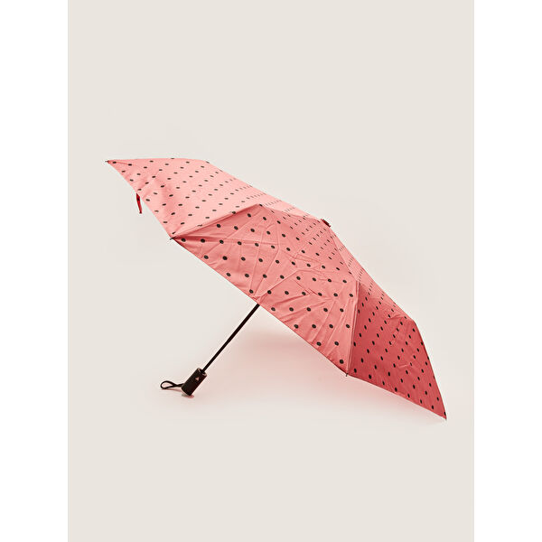 Katlamalı Puantiyeli Kadın Şemsiye
