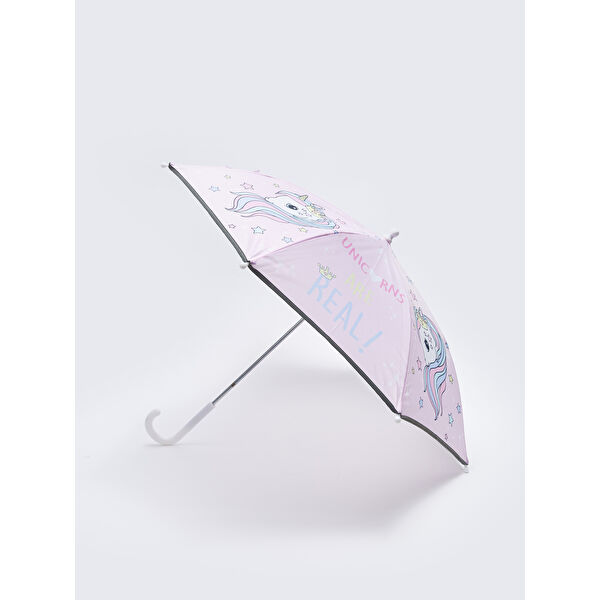 Baskılı Kız Çocuk Şemsiye