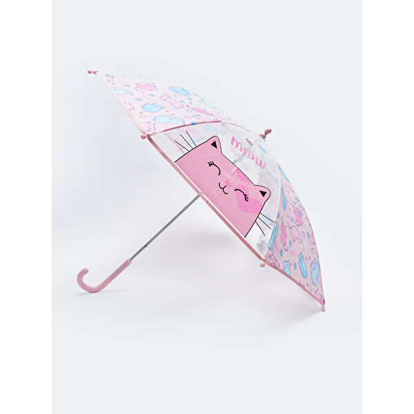 Baskılı Kız Çocuk Şemsiye