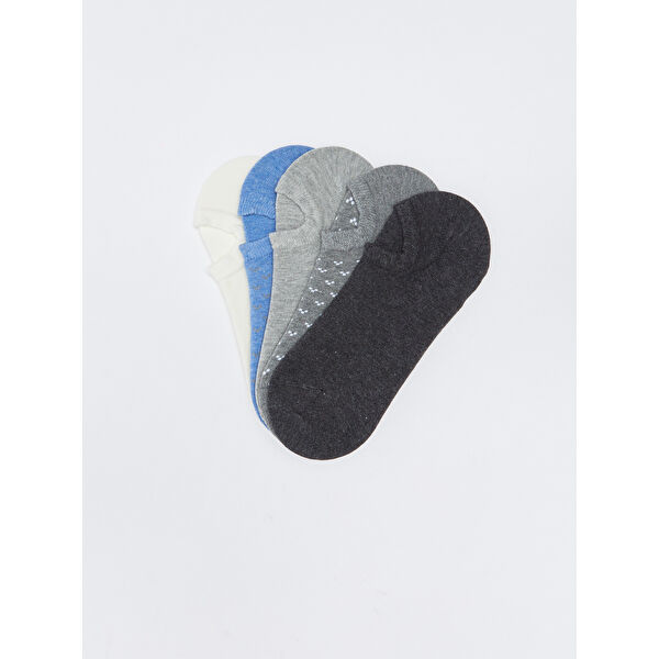 Desenli Kadın Patik Çorap 5'li Paket