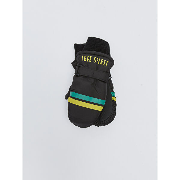 Baskılı Erkek Çocuk Parmaksız Eldiven