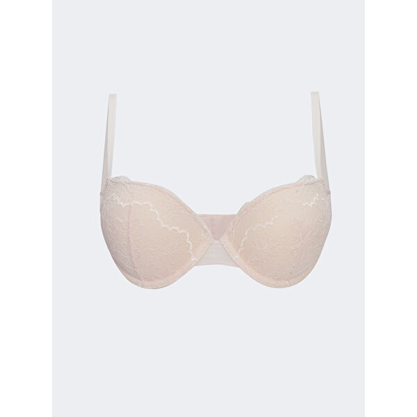 Balenli Dolgulu Dantel Detaylı Tişört Sütyen Balenli Dolgulu Dantel Detaylı Tişört Sütyen