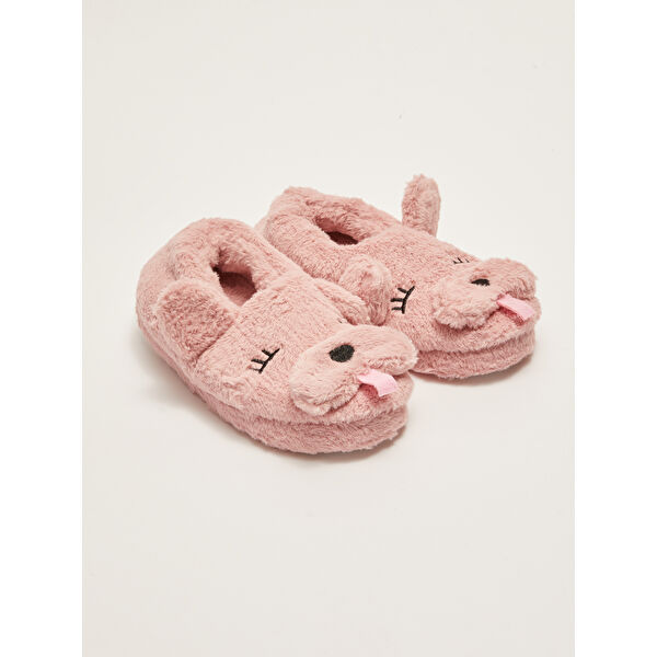 3D Aplike Detaylı Kız Çocuk Pelüş Ev Ayakkabısı 3D Aplike Detaylı Kız Çocuk Pelüş Ev Ayakkabısı