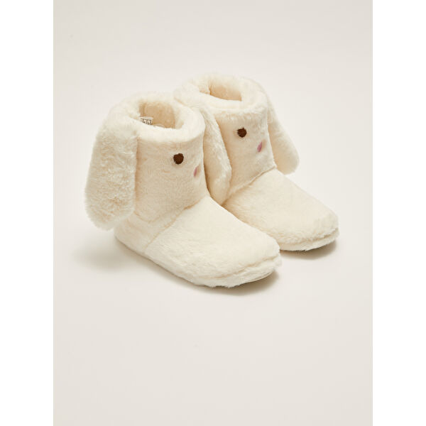 Nakışlı Kadın Tavşan Figürlü Ev Botu