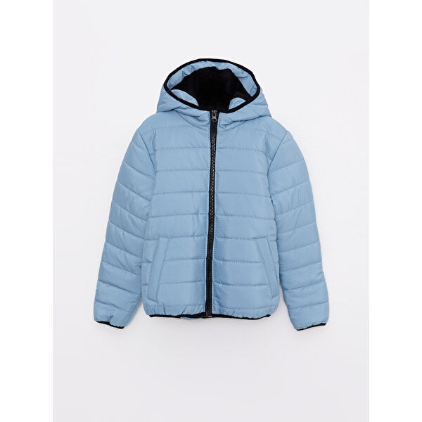 Kapüşonlu Basic Erkek Çocuk Şişme Mont