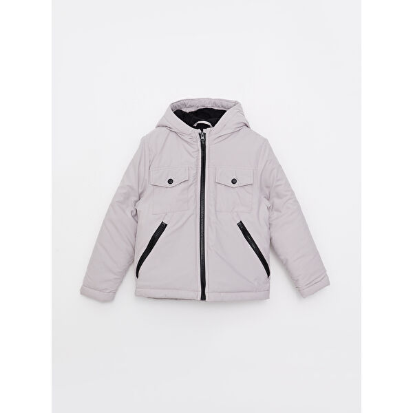 Kapüşonlu Basic Erkek Çocuk Mont