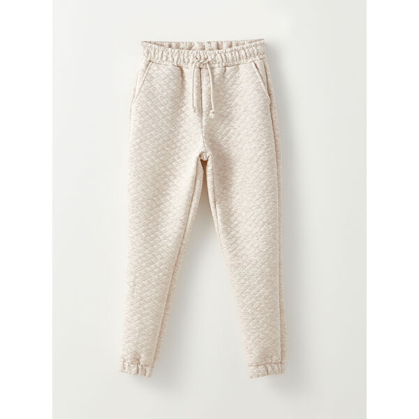 Beli Lastikli Kapitone Desenli Kadın Eşofman Altı Beli Lastikli Kapitone Desenli Kadın Eşofman Altı