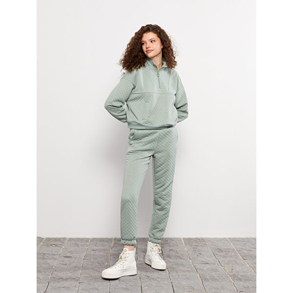 Beli Lastikli Kapitone Kadın Jogger Eşofman Altı Beli Lastikli Kapitone Kadın Jogger Eşofman Altı