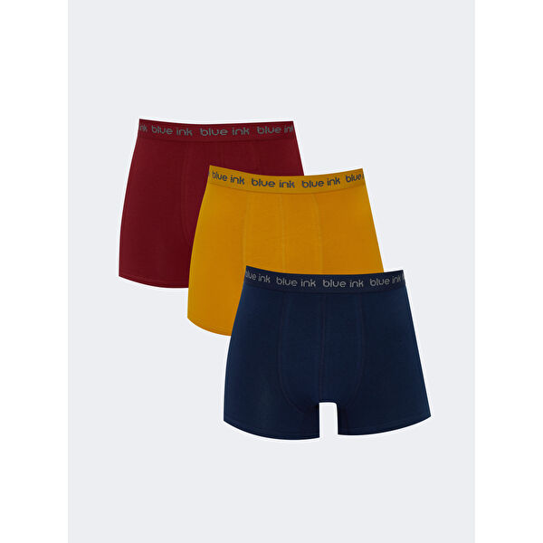 Standart Kalıp Esnek Kumaş Erkek Boxer 3'lü Standart Kalıp Esnek Kumaş Erkek Boxer 3'lü