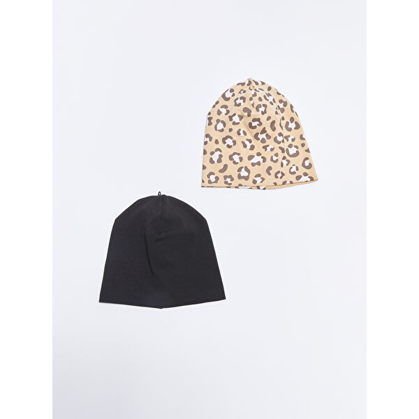 Pamuklu Kız Bebek Bere 2'li