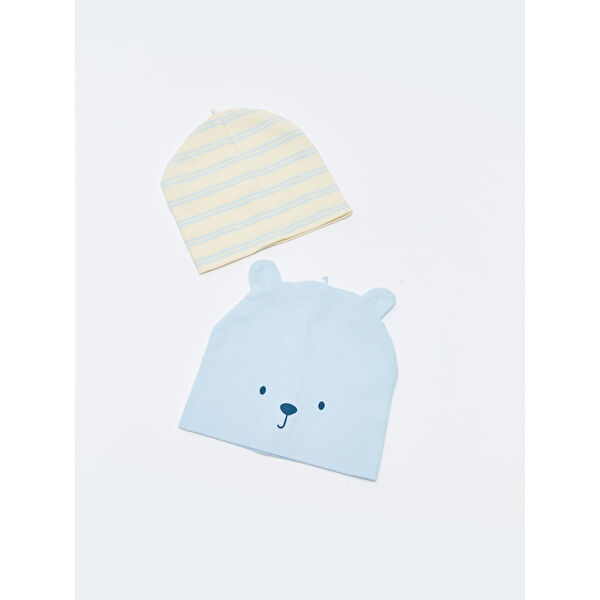 Desenli Erkek Bebek Bere 2'li Desenli Erkek Bebek Bere 2'li