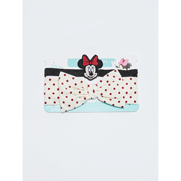 Minnie Mouse Desenli Kız Bebek Saç Bandı 2'li Minnie Mouse Desenli Kız Bebek Saç Bandı 2'li