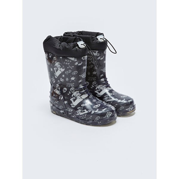 Baskılı Erkek Çocuk Yağmur Botu Baskılı Erkek Çocuk Yağmur Botu