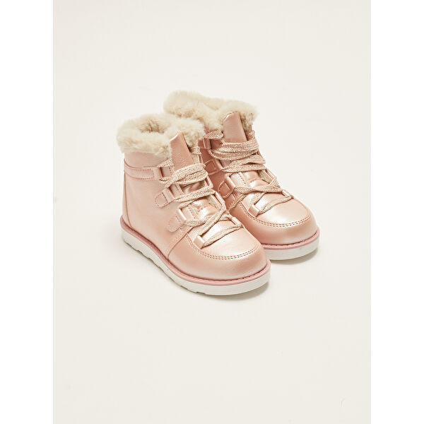 Parlak Deri Görünümlü Kız Çocuk Bot Parlak Deri Görünümlü Kız Çocuk Bot