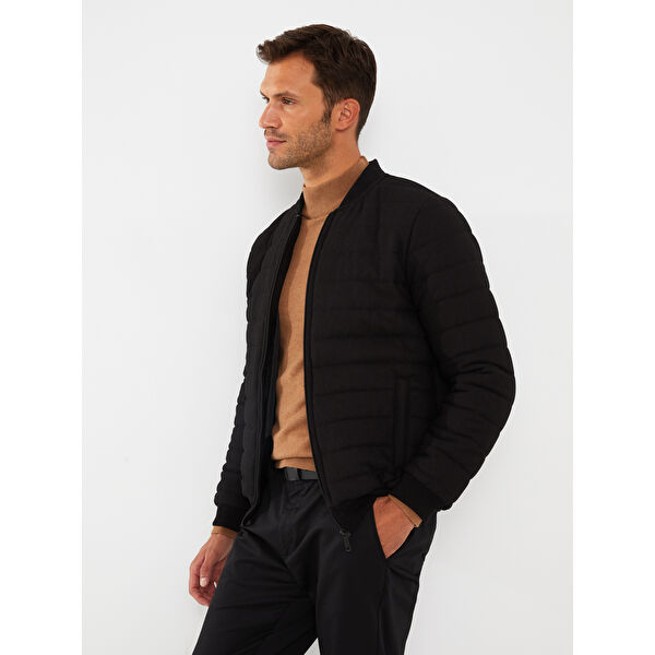 Standart Kalıp Kolej Yaka Erkek Mont