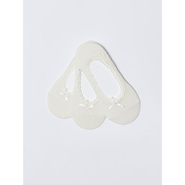 Düz Kadın Babet Çorap 3'lü Paket