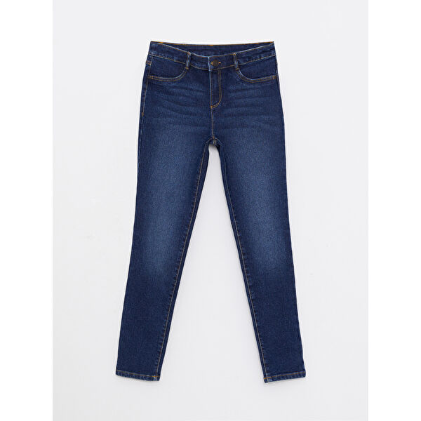 Slim Fit Kız Çocuk Jean Pantolon