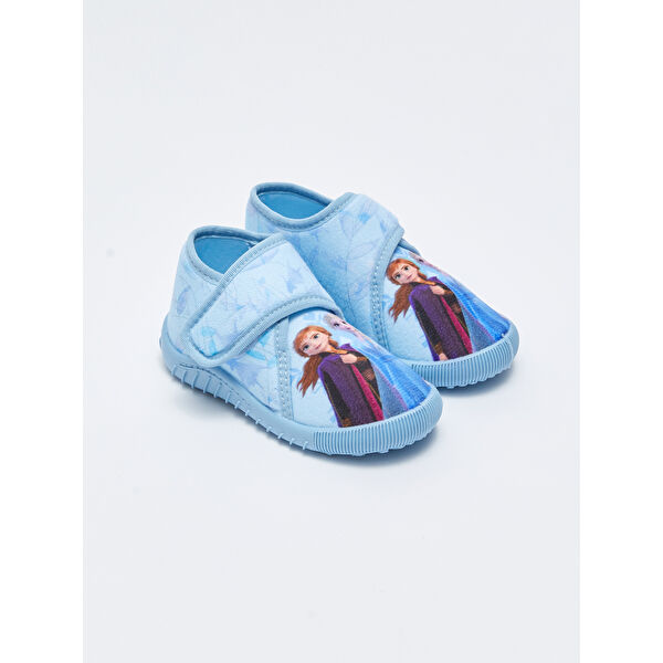 Frozen Lisanslı Cırt Cırtlı Kız Bebek Panduf Frozen Lisanslı Cırt Cırtlı Kız Bebek Panduf