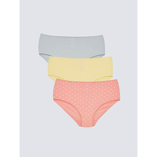 Desenli Klasik Külot 3'lü Paket