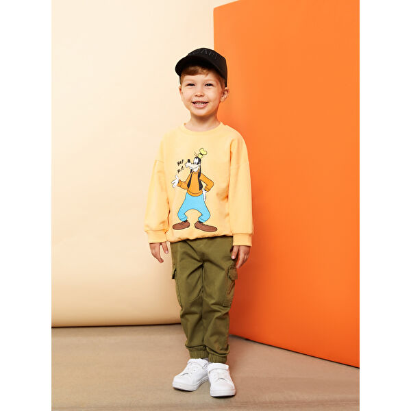 Basic Pamuklu Erkek Bebek Jogger Pantolon Basic Pamuklu Erkek Bebek Jogger Pantolon