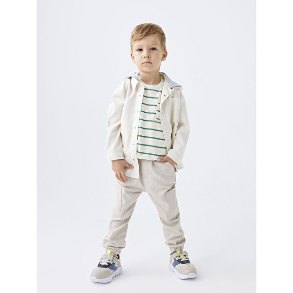 Beli Lastikli Basic Erkek Bebek Jogger Pantolon Beli Lastikli Basic Erkek Bebek Jogger Pantolon