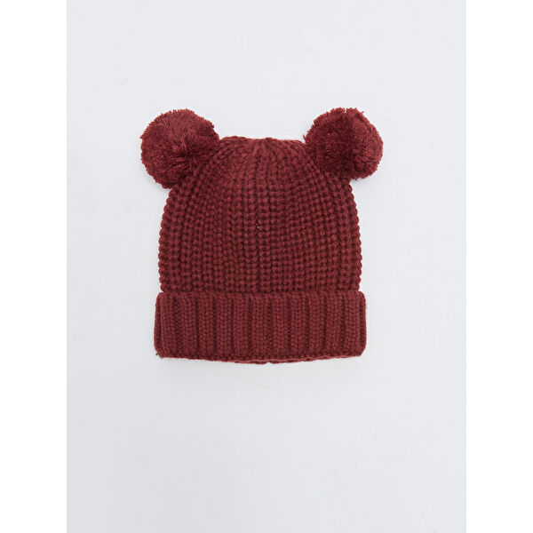 Basic Kız Bebek Triko Bere Basic Kız Bebek Triko Bere