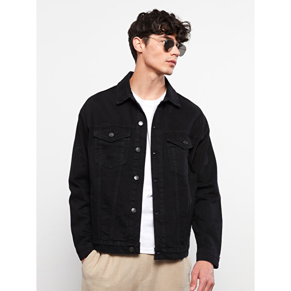 Oversize Erkek Jean Ceket