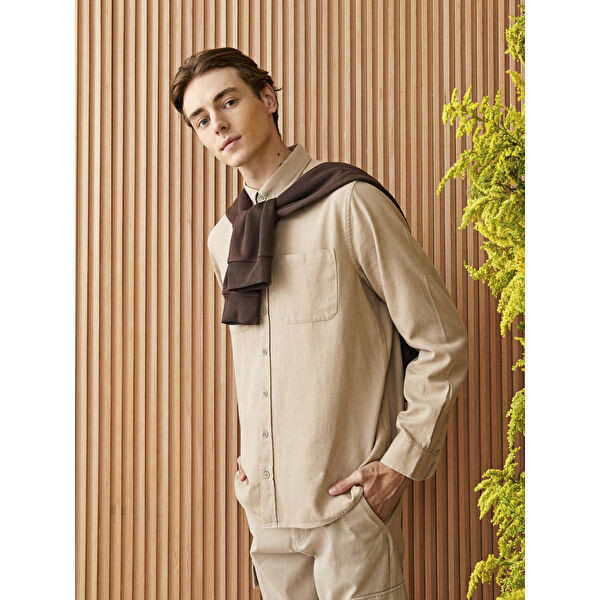 Regular Fit Uzun Kollu Erkek Gömlek Regular Fit Uzun Kollu Erkek Gömlek