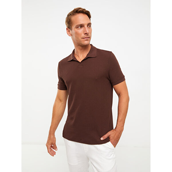 Polo Yaka Kısa Kollu Erkek Tişört