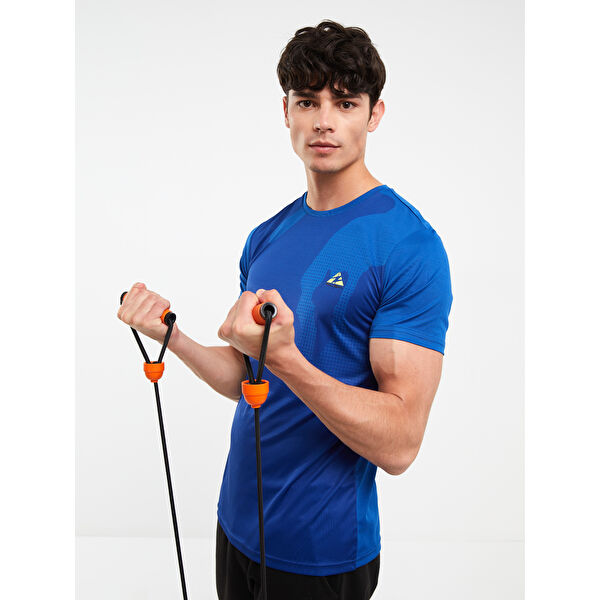 Bisiklet Yaka Kısa Kollu Aktif Spor Erkek Tişört Bisiklet Yaka Kısa Kollu Aktif Spor Erkek Tişört