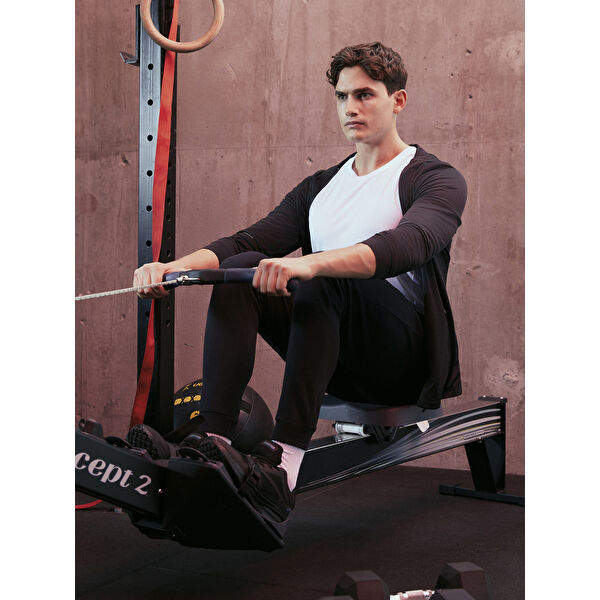 Slim Fit Kapüşonlu Erkek Spor Hırka Slim Fit Kapüşonlu Erkek Spor Hırka