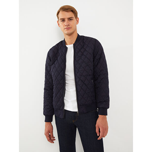 Standart Kalıp Kolej Yaka Erkek Şişme Mont Standart Kalıp Kolej Yaka Erkek Şişme Mont