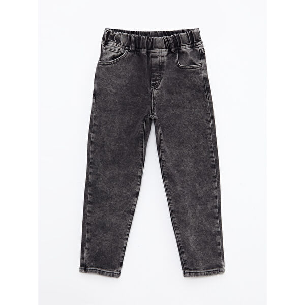 Beli Lastikli Erkek Çocuk Jean Pantolon