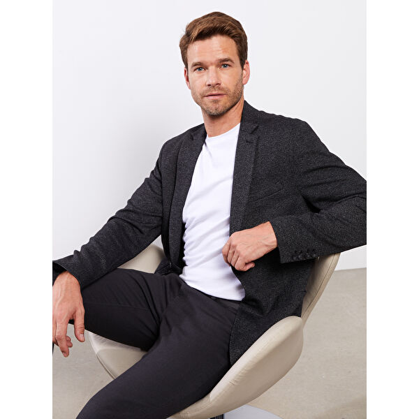 Standart Kalıp Erkek Blazer Ceket