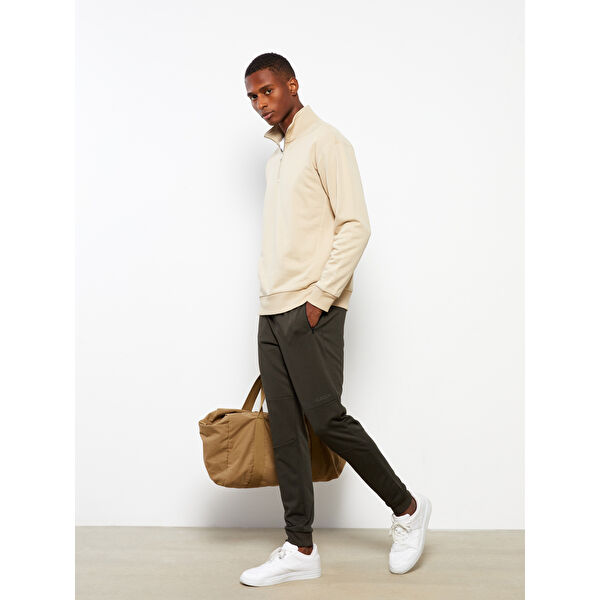 Slim Fit Baskılı Erkek Jogger Eşofman Altı Slim Fit Baskılı Erkek Jogger Eşofman Altı