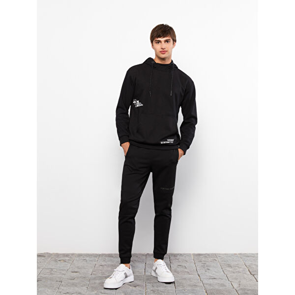 Slim Fit Baskılı Erkek Jogger Eşofman Altı Slim Fit Baskılı Erkek Jogger Eşofman Altı