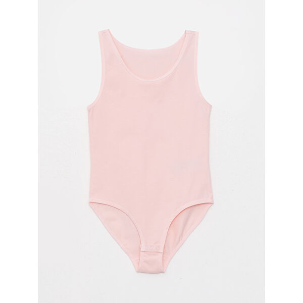 Bisiklet Yaka Basic Pamuklu Kız Çocuk Çıtçıtlı Body Bisiklet Yaka Basic Pamuklu Kız Çocuk Çıtçıtlı Body