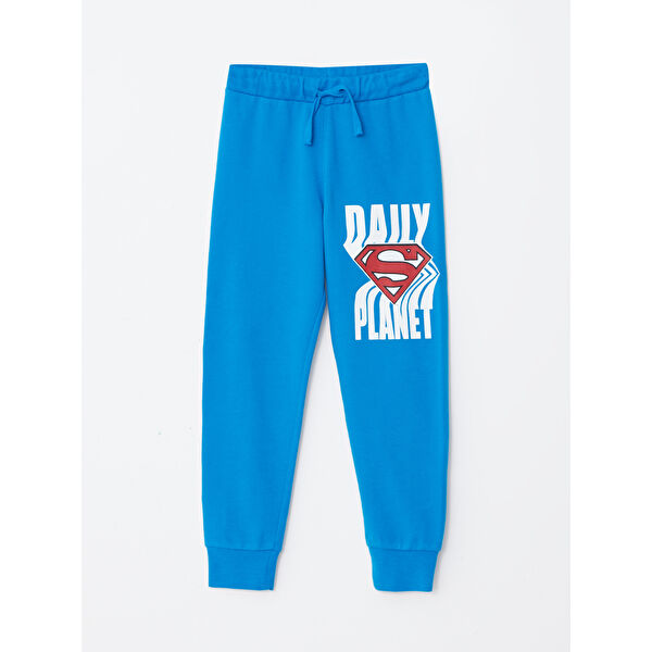 Beli Lastikli Superman Baskılı Erkek Çocuk Jogger Eşofman Altı Beli Lastikli Superman Baskılı Erkek Çocuk Jogger Eşofman Altı
