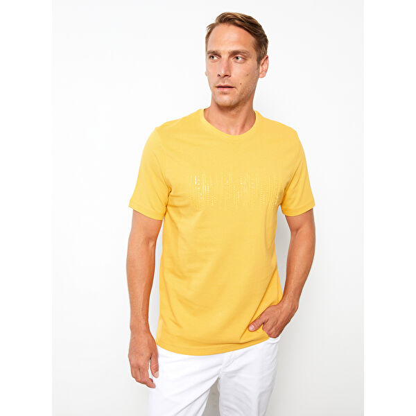 Bisiklet Yaka Kısa Kollu Pike Erkek Tişört