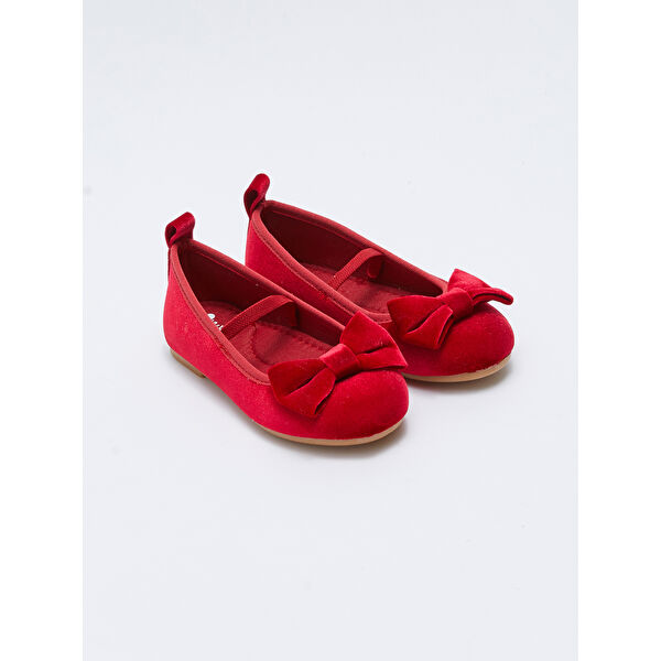 Fiyonk Detaylı Kız Çocuk Babet