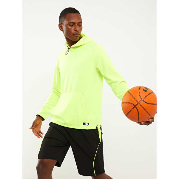 Kapüşonlu Uzun Kollu Erkek Spor Sweatshirt