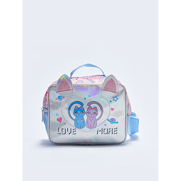 Baskılı Kız Çocuk Beslenme Çantası