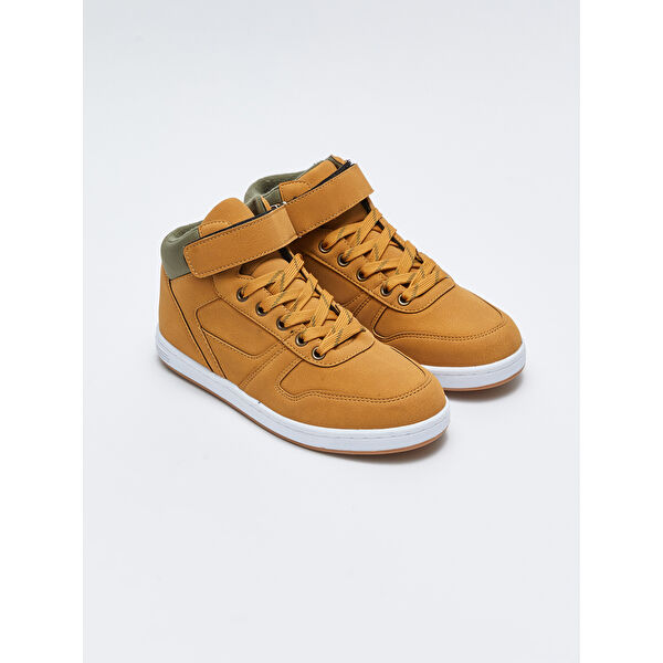 Bağcıklı Cırt Cırtlı Bilek Boy Erkek Çocuk Bot