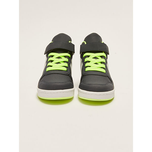 Bağcıklı Cırt Cırtlı Bilek Boy Erkek Çocuk Spor Ayakkabı