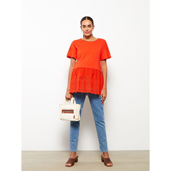 Karın Panelli Mom Fit Düz Hamile Rodeo Jean Pantolon Karın Panelli Mom Fit Düz Hamile Rodeo Jean Pantolon