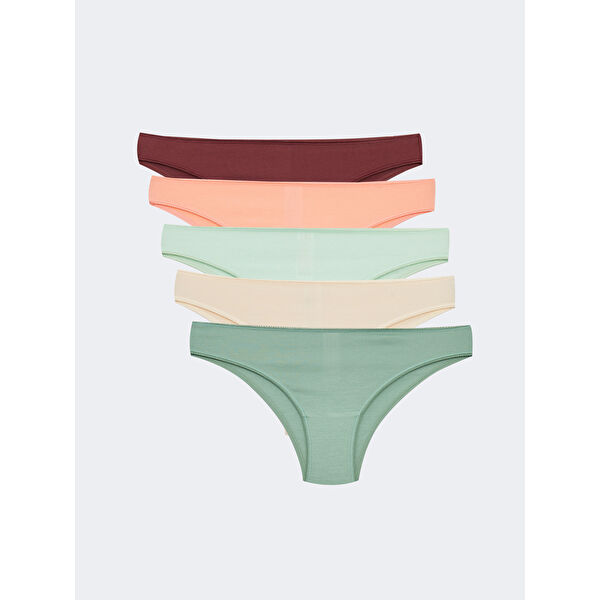 Düz Brazilian Külot 5'li Paket